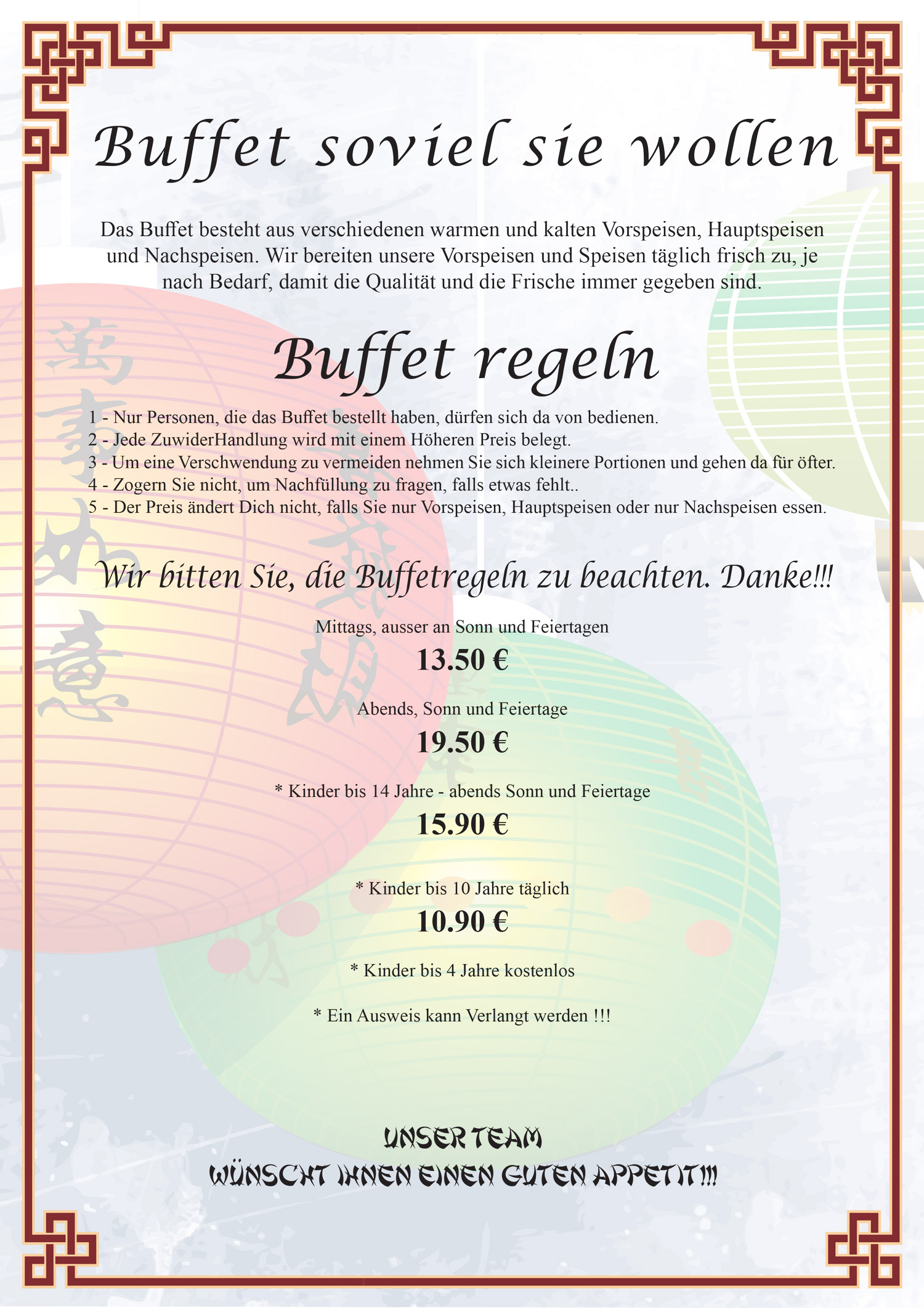 Restaurant chinois buffet à volonté à Lavaur